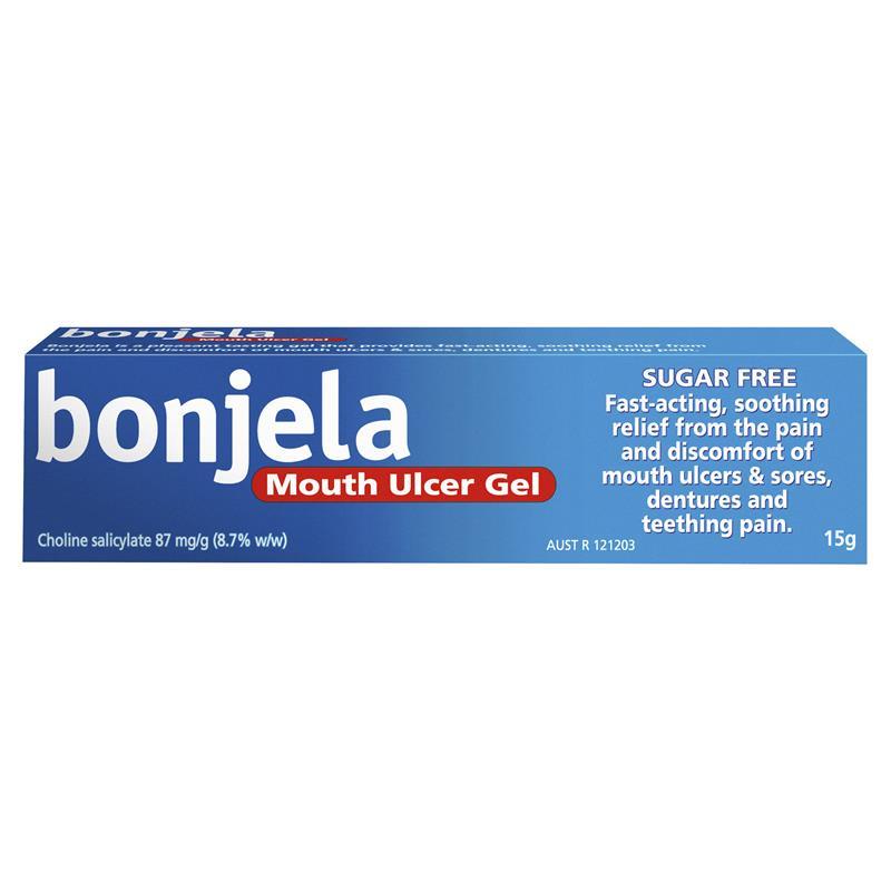 BONJELA MOUTH ULCER GEL 15G