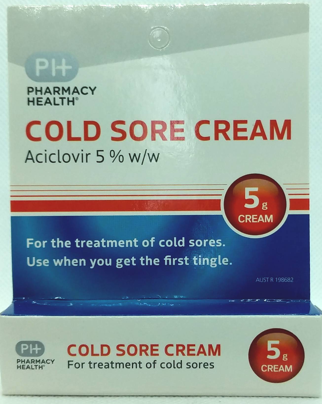 PHARMACY HEALTH COLD SORE CREAM 5G