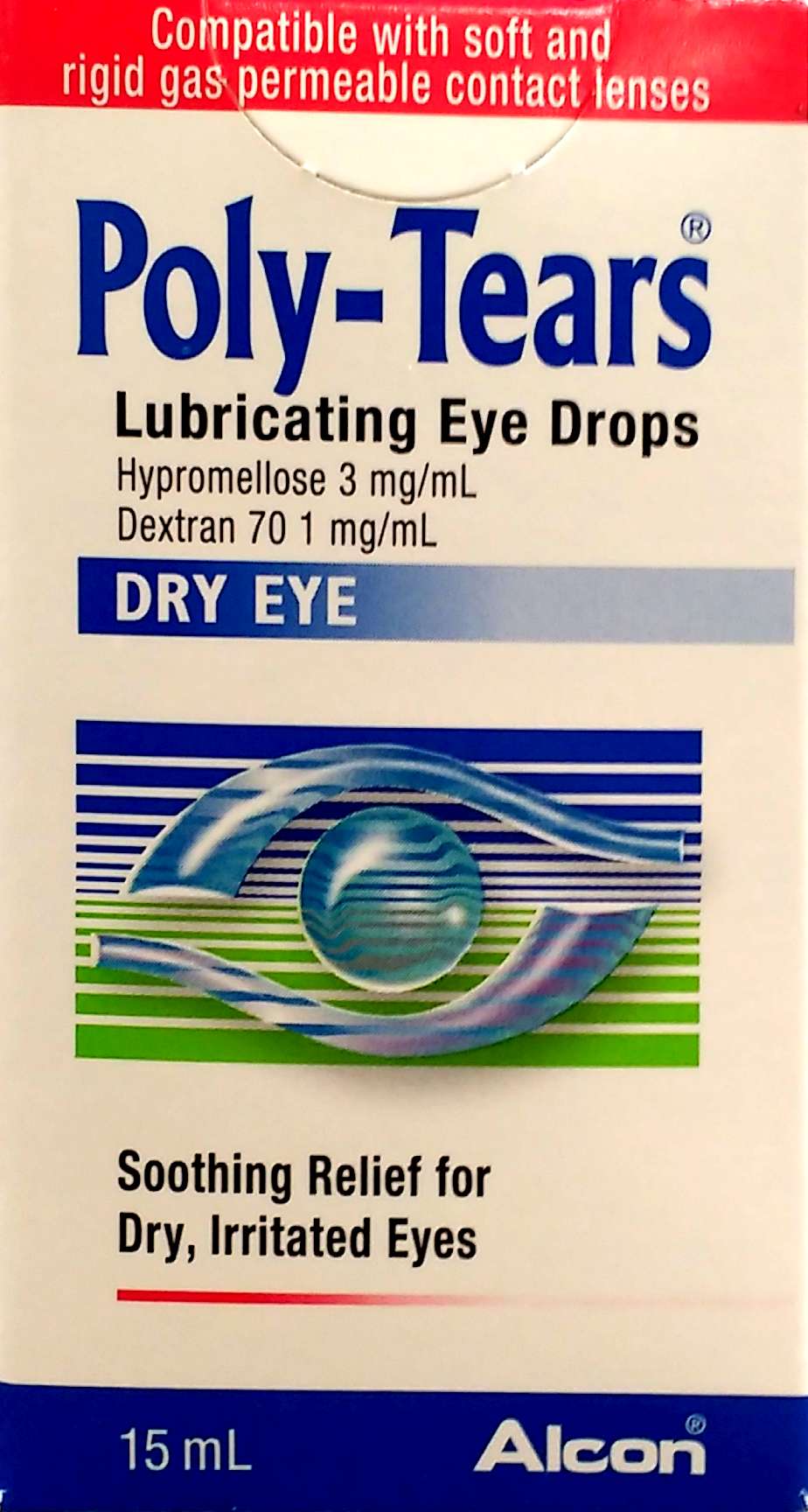 POLY TEARS EYE DROPS 15ML