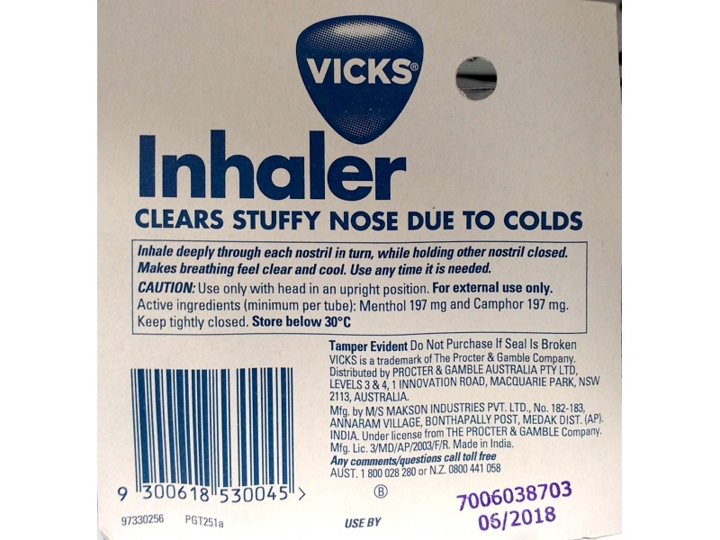VICKS INHALER