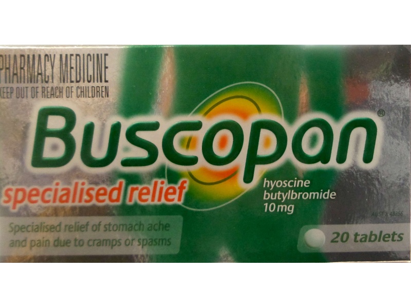 BUSCOPAN TABLETS 10MG 20