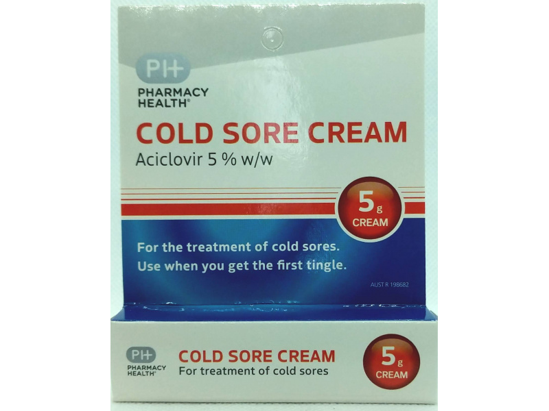 PHARMACY HEALTH COLD SORE CREAM 5G