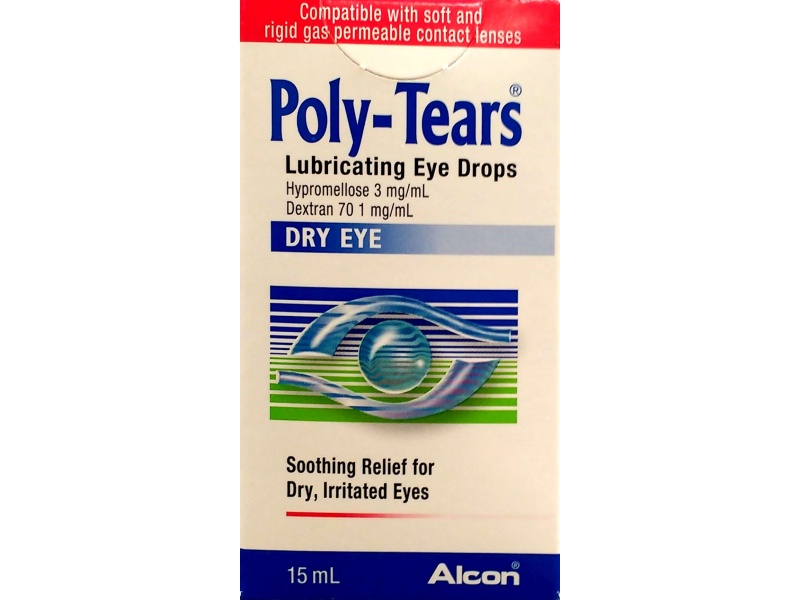 POLY TEARS EYE DROPS 15ML